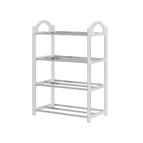 Casafun Simple Trending 4 Tier Stackable Shoe Rack Expandable
