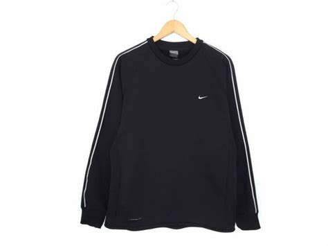 Rare Nike Swoosh Small Logo Embroidery Sweatshirt Gem