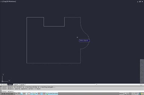 stretch command in autocad grabcad tutorials