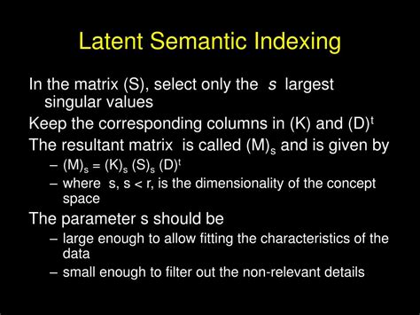 ppt ir models latent semantic analysis powerpoint presentation free