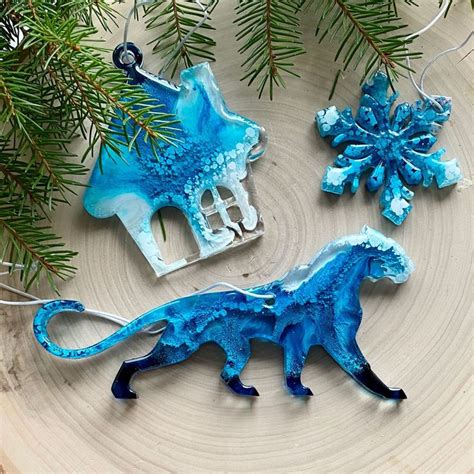 Комплект ёлочных игрушек «Тигриные тропы в интернет магазине на Ярмарке Мастеров Елочные