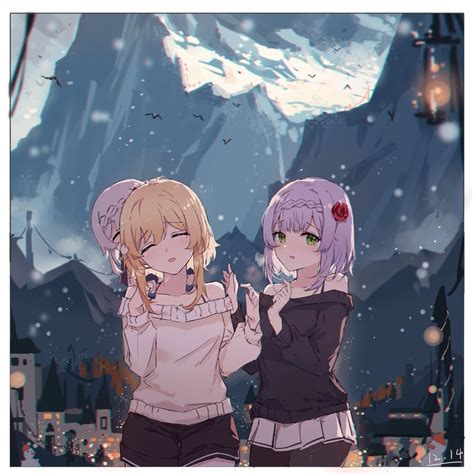 Lumine And Noelle Genshin Impact Drawn By Yajuu Danbooru