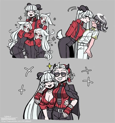 Justice Cerberus Azazel And Baphomet Original And 1 More Drawn By