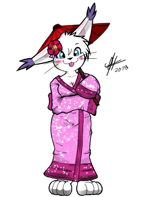 The Big Imageboard Tbib 2018 Anthro Big Breasts Big Ears Black Nose Blue Eyes Blush Breasts