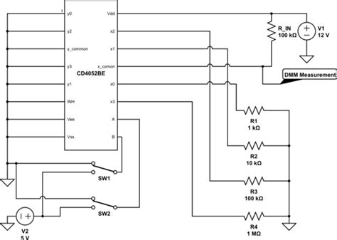 ¿he Conectado Correctamente Este Multiplexor Analógico Cd4052