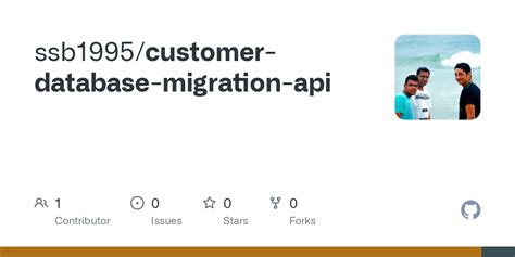 Github Ssb Customer Database Migration Api
