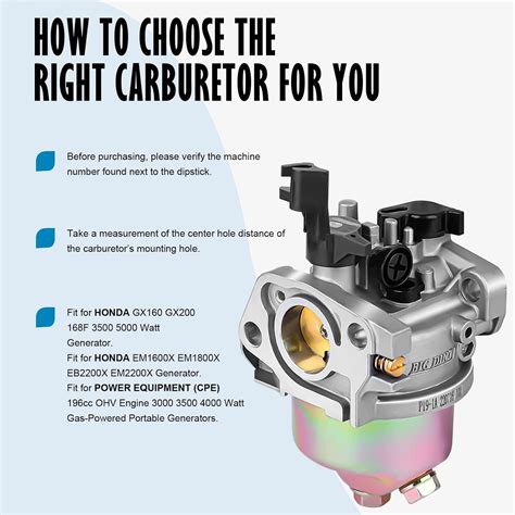 Buy Sofo Gx160 Carburetor For Champion Generator Carburetor Kit For