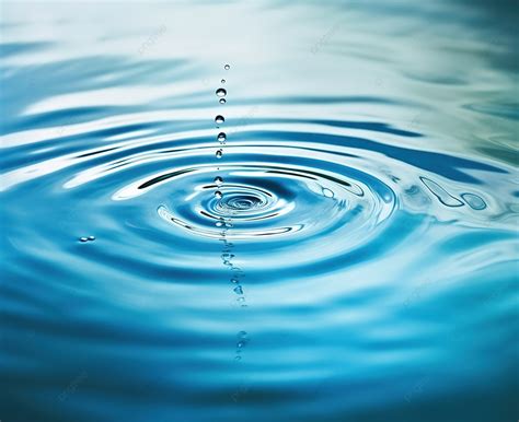 Water Drop Ripple From Above