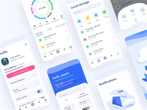 Cloud Storage App Concept Free Sketch Resource Sketch Elements