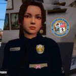 Mai Shiranui Jill Valentine Police Officer Sheriff Replace V Gta Mod