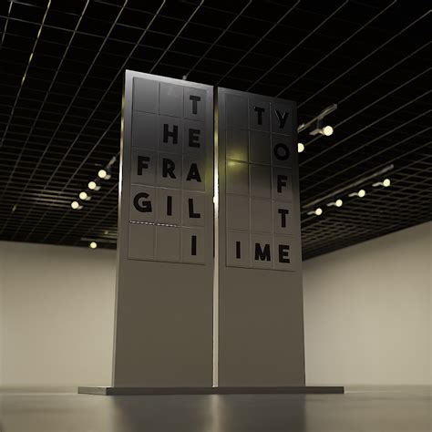 The Fragility Of Time Magnetic Letters — Michele Lorusso