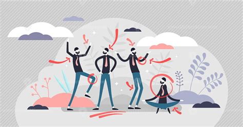 Free Body Language Concept Flat Tiny Person Vector Illustration