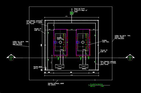 Planos De Tanque En Autocad Librería Cad