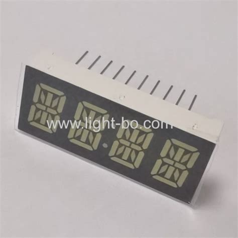 Ultra White 4 Digit 14 Segment Led Clock Display Common Anode For