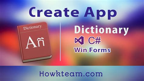 Lập trình từ điển nói C Winform Bài Demo HowKteam YouTube