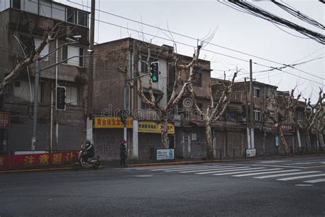 Poor Neighborhood Of Huang Pu District In Shanghai China Editorial Stock Image Image Of