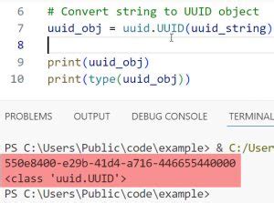 How To Convert String To UUID In Python