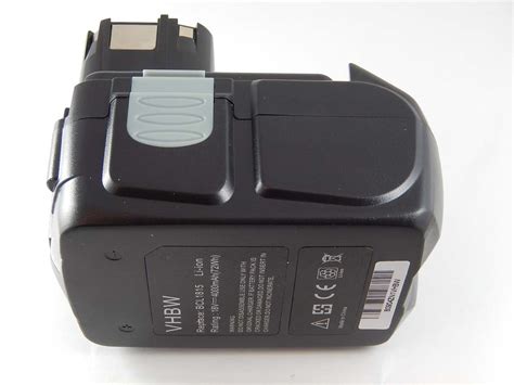 Vhbw Batterie Remplacement Pour Hitachi Ebm 1830 Pour Outil électrique 4000 Mah Li Ion 18 V