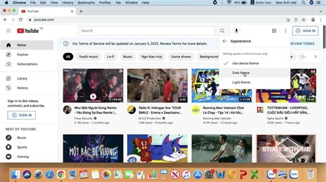How To Change Your Youtube Screen Color YouTube