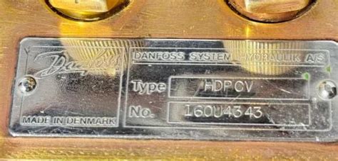 Danfoss Hdpcv 160u4343 Double Pilot Operated Check Valve Material Brass At ₹ 999 Piece In