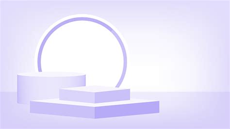3d 무대 받침대 보라색 파스텔 승리 챔피언 포지션을 위한 포디움 스테이지 쇼 화장품 제품 디스플레이 쇼를 위한 받침대 보라색