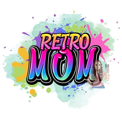 Retro Mom Sublimation Png Mom Png Sublimation Design For Etsy