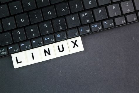 Premium Photo Letters Of The Alphabet With The Word Linux Internet