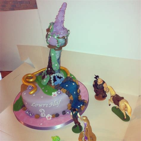 Disney Tangled Rapunzel Tower Birthday Cake