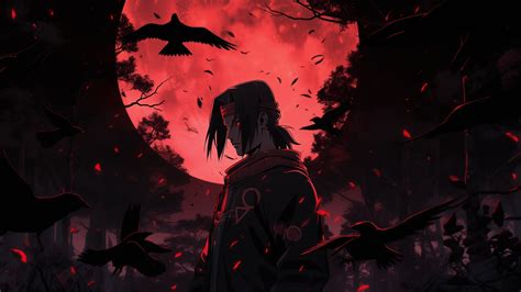 2560x1440 Resolution Itachi Uchiha 4k Naruto Red Night 1440p Resolution