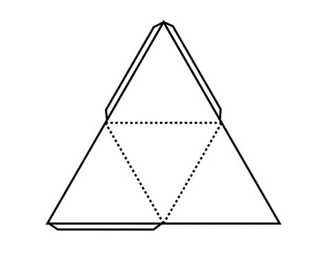 Net Of A Regular Tetrahedron