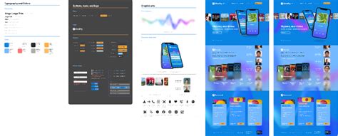 Landing Page Prototype For A Music App Figma
