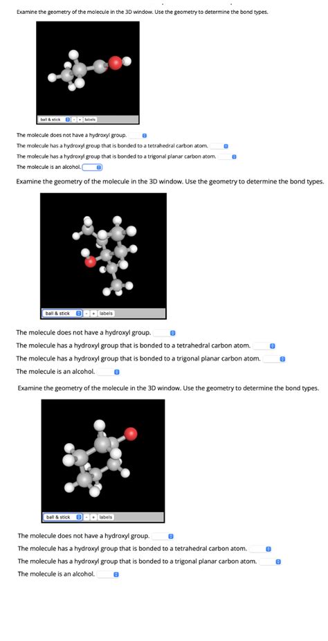Solved The Molecule Does Not Have A Hydroxyl Group The