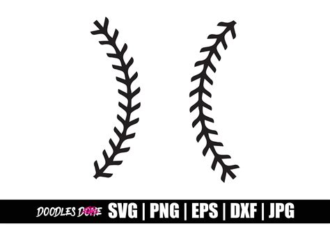 Softball Stitches Svg Baseball Stitches Svg Softball Stitches Png