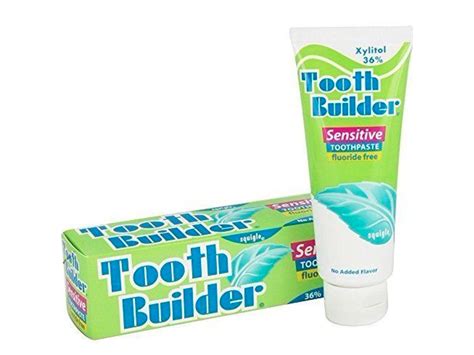 Squigle Tooth Builder Sensitive Toothpaste Fluoride Free 4 Oz Pack Of 12 Ingredients And Reviews