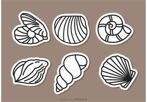 Sea Shell Outline Icons Vector 88345 Vector Art At Vecteezy Sea Shell Outline Icons Vector 88345 Vector Art At Vecteezy