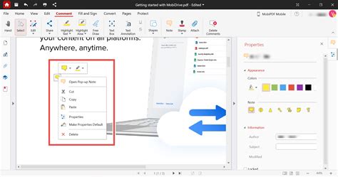 How To Customize PDF Markup Properties On Windows MobiSystems