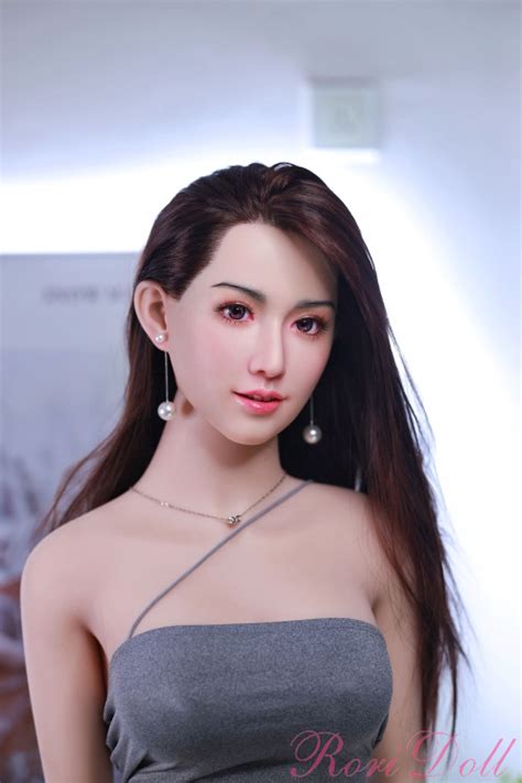 Jy 志玲 168cm絶妙な女優シリコン頭やさしい顔リアルドール