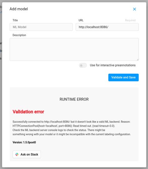 Increase The Timeout In HTTPConnectionPool Issue HumanSignal Label Studio Ml Backend
