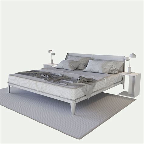 Flexform Isabel Bed 3d Model Cgtrader
