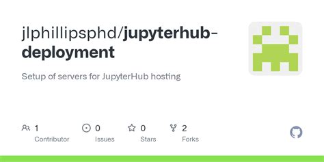 Github Jlphillipsphd Jupyterhub Deployment Setup Of Servers For Jupyterhub Hosting