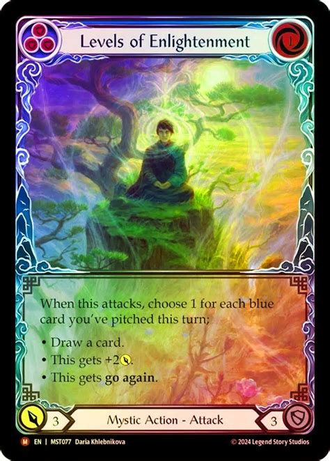 【eng】【rainbow Foil】【extended Art】 Mystic 悟りの段階levels Of Enlightenment