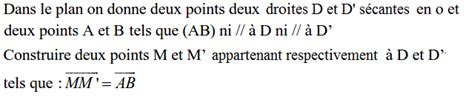 Translations Exercice ème année secondaire