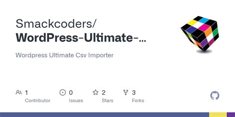 github smackcoders wordpress ultimate csv importer wordpress