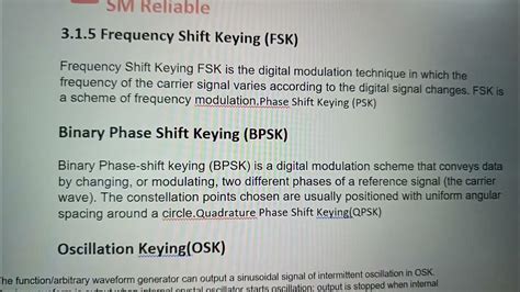 Function Arbitrary Waveform Generator Modulation Type Full Name And