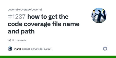 How To Get The Code Coverage File Name And Path Issue Coverlet Coverage Coverlet GitHub