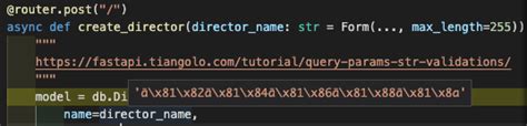multibyte character string of post data is garbled using fastapi form