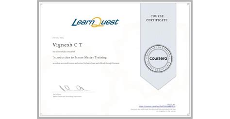 Vignesh Thangavel On Linkedin Completion Certificate For Introduction