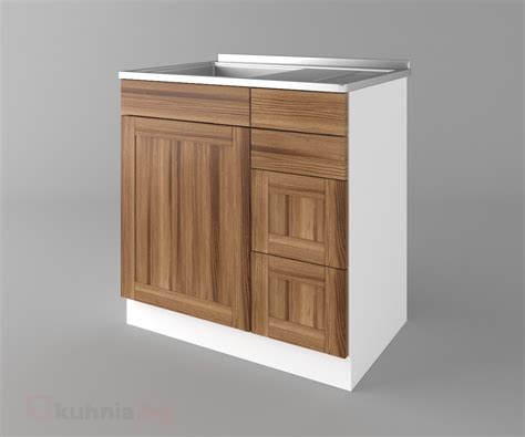 Долен кухненски шкаф с мивка с четири работещи чекмеджета Калатея