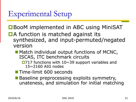 Ppt Boom A Decision Procedure For Boolean Matching With Abstraction