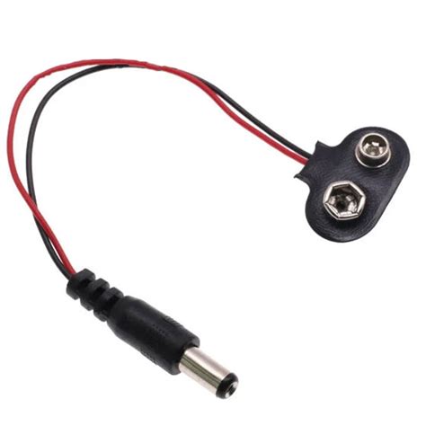 Experimental 9v Battery Snap Power Cable For Arduino R3 Reliable
